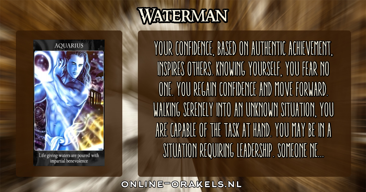Waterman | Crystal winds orakel | Online Orakels