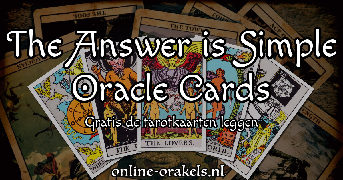 Tarot-deck The Answer is Simple Oracle Cards | Tarot | Online Orakels
