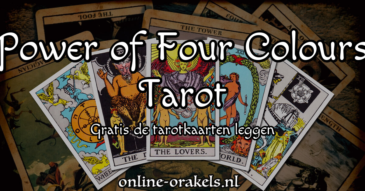 Tarot-deck Power of Four Colours Tarot | Tarot | Online Orakels